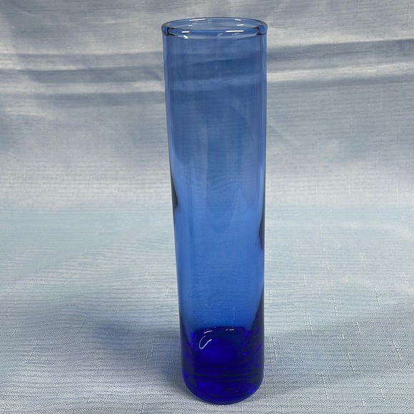 Libbey | Accents | Libbey Cobalt Blue Cylinder Bud Vase Vintage Glass ...